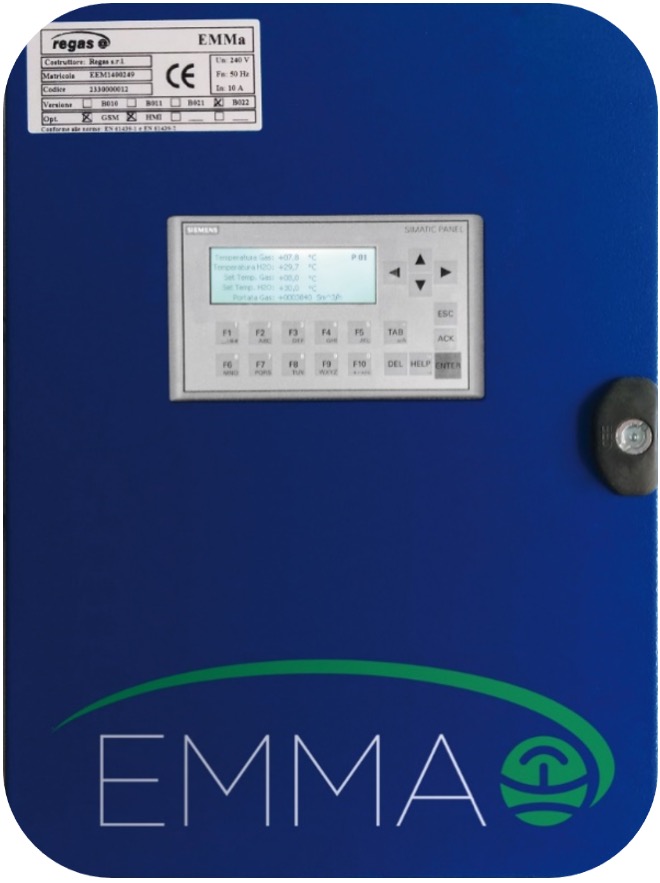 Advanced control systems Emma - REGAS